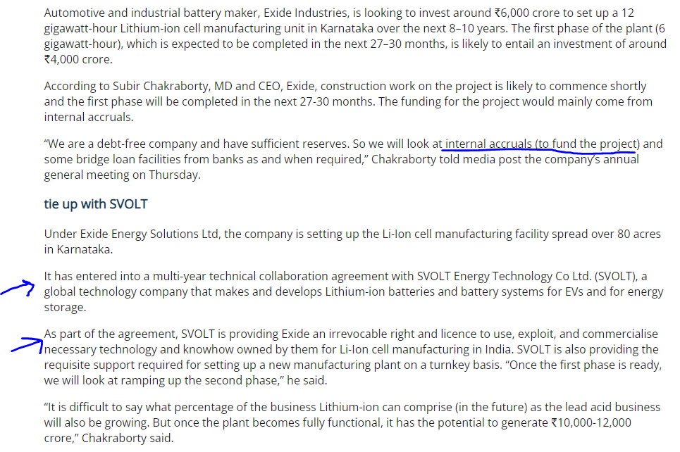 Lithium ion cell plant : Ex(cited)ide way – ALPHA AFFAIRS